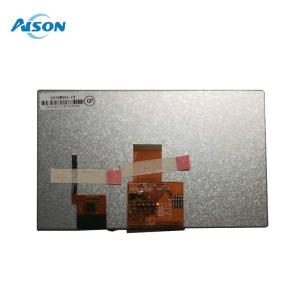 Quality 7 Inch LCD Display Module 400 Cd/M2 TFT LCD Touch Screen 800x480 for sale