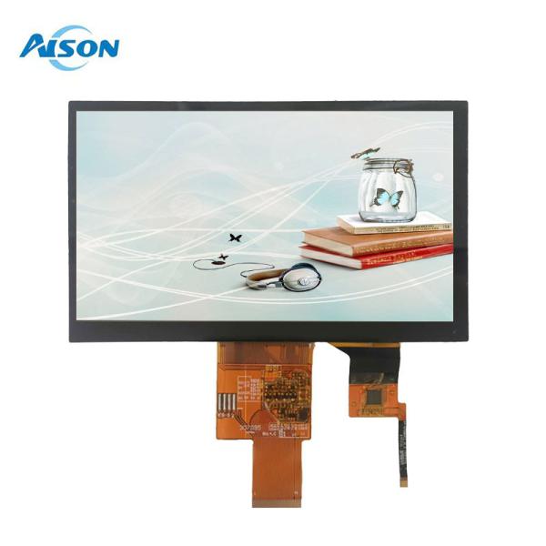 Quality 7 Inch LCD Display Module 400 Cd/M2 TFT LCD Touch Screen 800x480 for sale