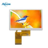 Quality 4.3'' 480X272 IPS TFT LCD Display 40 Pin RGB 24 Bit Interface for sale