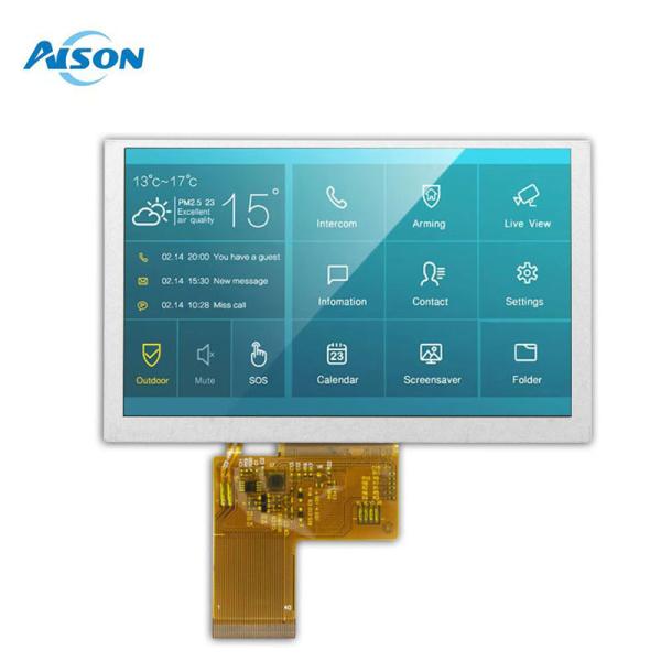 Quality 5 Inch IPS LCD Display Module 800x480 Industrial Display Module 40 Pin With RGB Interface for sale