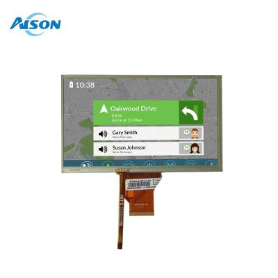 China 7 polegadas TFT Resistive Touch Screen 800X480 Touchscreen Display Module 300 Cd/M2 à venda