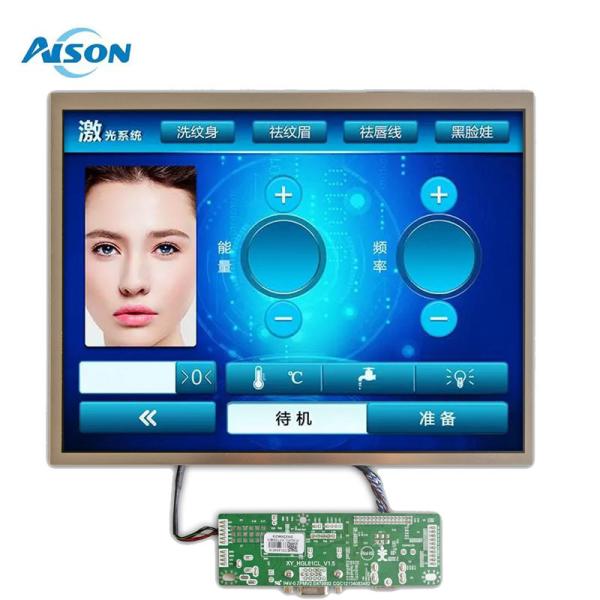 Quality 650 cd/m2 Industrial TFT Display 12.1 Inch 1024x768 Screen With IPS Viewing for sale