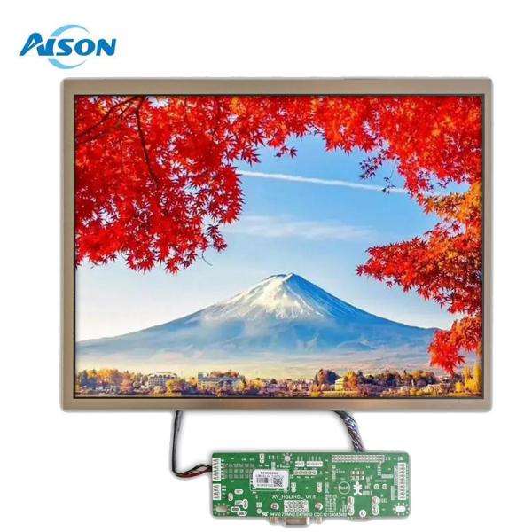 Quality 650 cd/m2 Industrial TFT Display 12.1 Inch 1024x768 Screen With IPS Viewing Direction for sale
