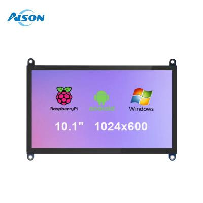 China 10.1 inch Raspberry Pi-scherm 1024X600 HDMI USB Touch Screen 450 cd/m2 Te koop