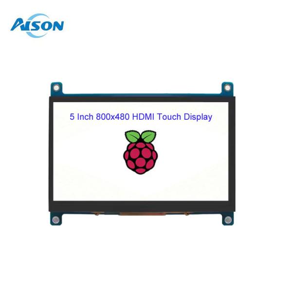Quality 5 Inch Touch Screen Display 400 Cd/M2 Raspberry Pi LCD Display 800x480 for sale