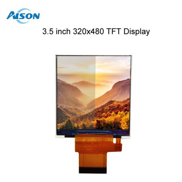 Quality 3.5 Inch TFT LCD Module 320x480 Portrait LCD Display 500 cd/m2 MCU/RGB Interface for sale