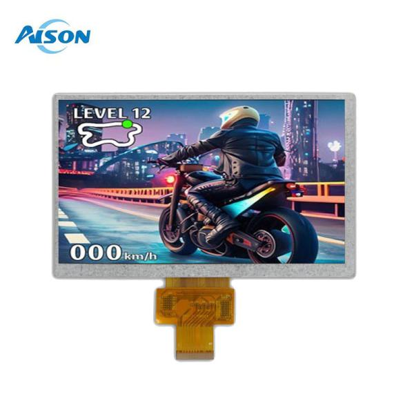 Quality 7 Inch Wide Temperature 800x480 Industrial TFT Display 500 Cd/M2 IPS LCD Panel for sale