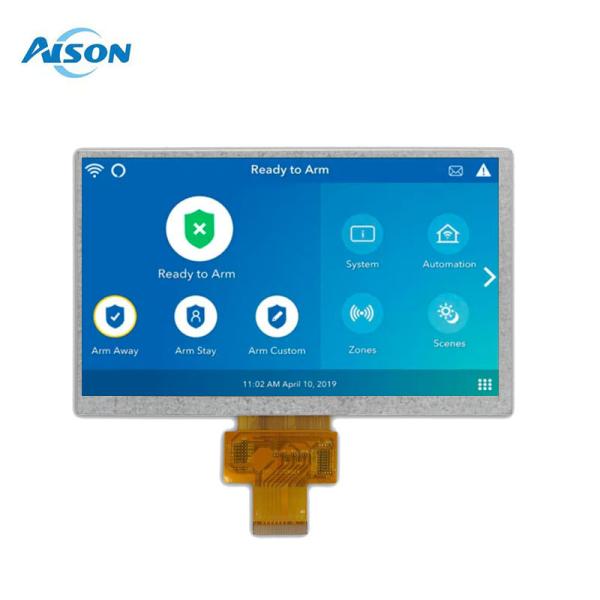 Quality 7 Inch Wide Temperature 800x480 Industrial TFT Display 500 Cd/M2 IPS LCD Panel for sale