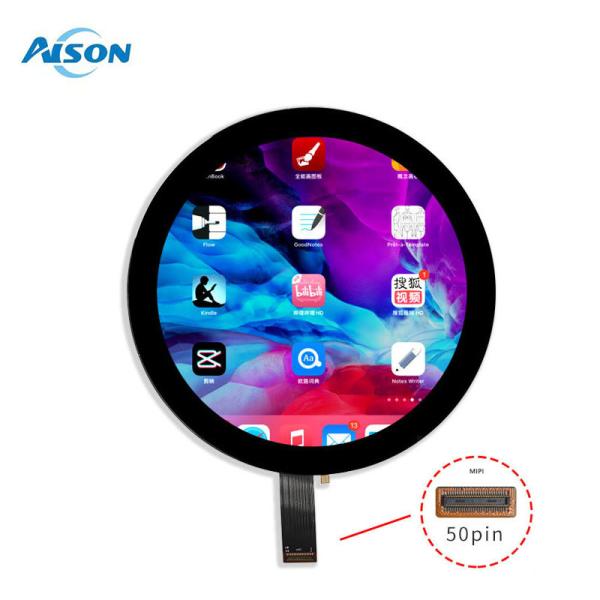Quality 5 Inch 1080*1080 MIPI 50 Pin Circular TFT LCD Display With Touch For Smart Home for sale