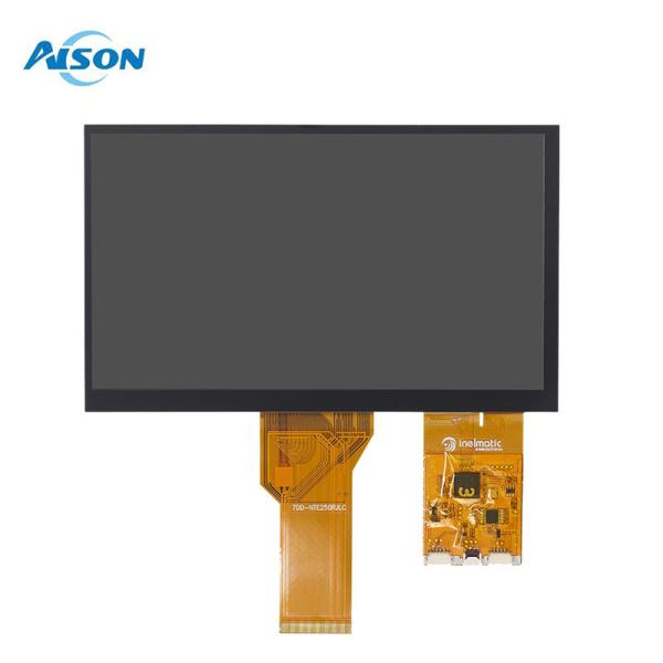Quality 7 inch 1024x600 LVDS TFT IPS Display Capacitive Touch Display with Custom for sale