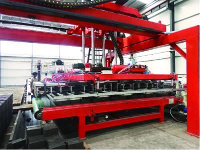 China Mechanische de Hydraulische Drukbaksteen die van het Robotwapen Systeem stapelen Te koop