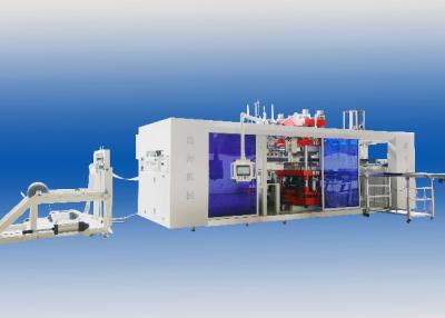 Chine boursouflure servo de PVC 6P formant la station en plastique jetable du bâti trois de machine à vendre