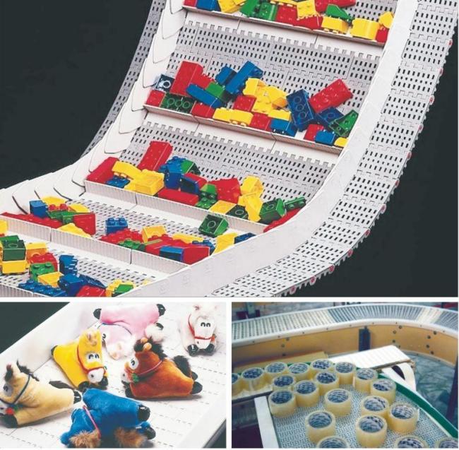 Modular Plastic POM Material Chain Driven Belt for Food Processing Line