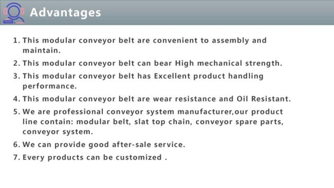 Belt PU Conveyor Belt for Food Industry with Best Quality