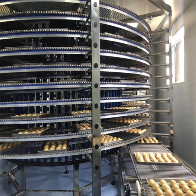 Automated Bakery Production Line, Spiral Cooling Tower for Food