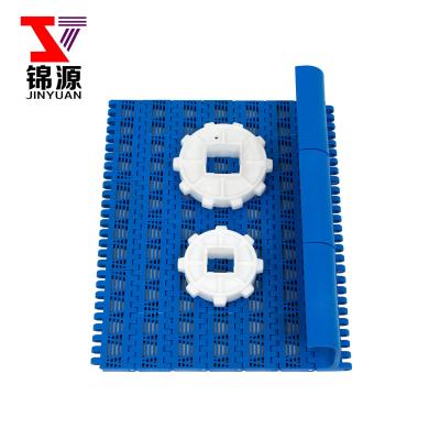 Cina Flat Top Blu Pvc Conveyor Belt Tipo 50,8mm Pitch Usato a Singapore in vendita