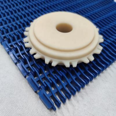 Cina Cintura a maglia di plastica modulare a griglia di scarico con passo di 27,2 mm per macchine di imballaggio in vendita
