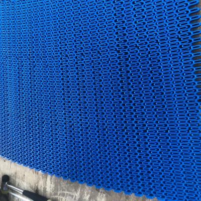Cina Convogliatore a griglia di scarico cintura di plastica verde in vendita