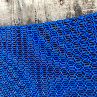 Cina Convogliatore a griglia di scarico cintura di plastica verde in vendita