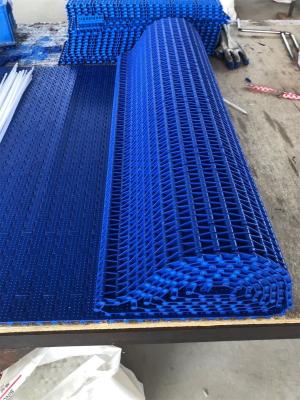 Cina Cintura trasportatrice per bottiglie di plastica con griglia di scarico Cintura trasportatrice a catena di plastica in vendita
