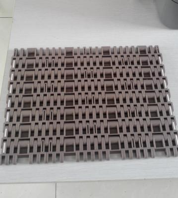 China Gepersonaliseerde transportband van voedselkwaliteit Grijze plastic ketenband Te koop