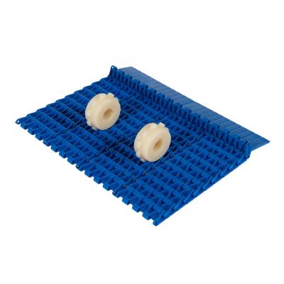 Cina Cintura trasportatrice in plastica per cibo da cottura di 25,4 mm di altezza meccanica in vendita