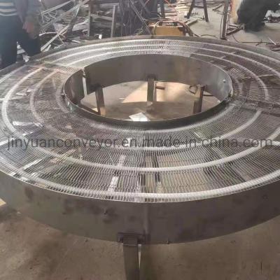 Cina Convogliatore a piastra a catena con rotazione a 90 gradi utilizzato in piccoli laboratori in vendita