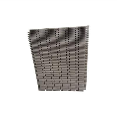 Cina Radius Solid Top Conveyor Belt Serie 1000 Cintura di plastica modulare in vendita