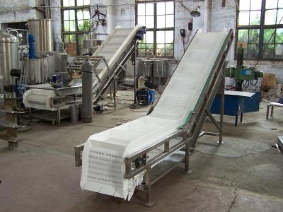 Cina Convogliatori a rulli per la palettizzazione per cartoni e sacchetti, con rivista per palette in vendita