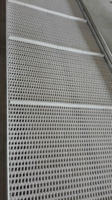 Cina Curva di plastica cintura modulare bottiglie di trasferimento fabbrica alimentare catena di lavaggio cintura di potenza in vendita
