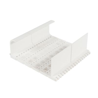 中国 プラスチックのモジュール型コンベヤーベルト 横に形づくられたポジトラック1000 販売のため