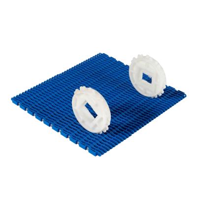 中国 斜面コンベア用のポップアップクリーテッドプラスチックモジュラーコンベアベルト 販売のため