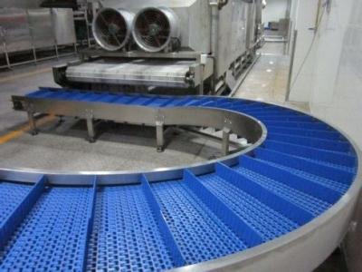 China Transporte de cinta de malla de curva modular en venta
