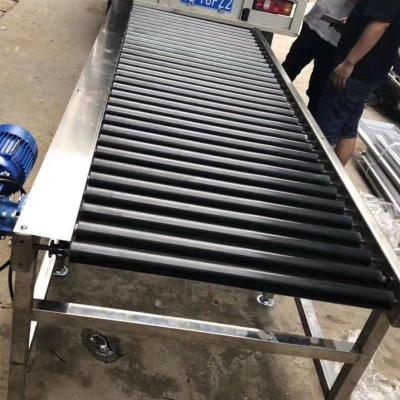 China OEM Flat Conveyor voor waterflessen met motor Te koop