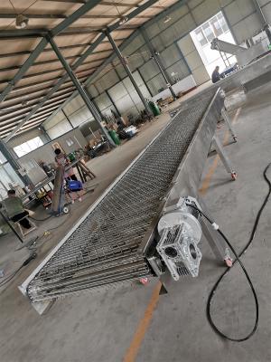 China OEM Flat Conveyor voor waterflessen met motor Te koop