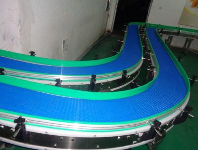 China Logistiek Warehouse Flat Top Chain Conveyor Handling Belt Conveyor Te koop