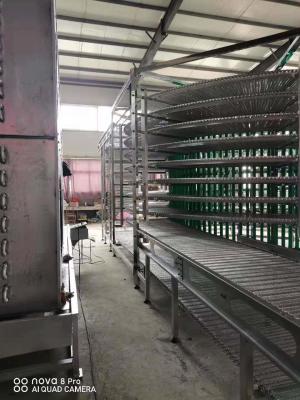 Cina Macchina di congelamento a spirale a torre singola in acciaio inossidabile per impianti di produzione di cialde in vendita