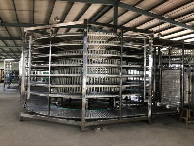 Cina Torre di raffreddamento per la linea di produzione automatica di pani da pane in acciaio inossidabile in vendita