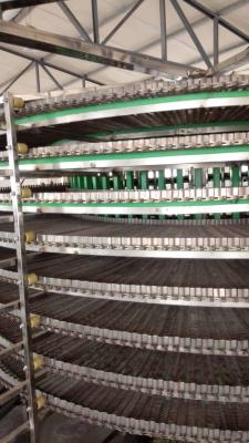 Cina Diametro doppia spirale torre trasportatrice di raffreddamento per il trasferimento del pane in vendita