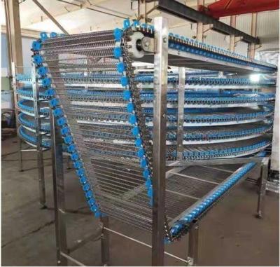 Cina Torre di raffreddamento a spirale del pane La linea di produzione del pane di formaggio Pita Torre di raffreddamento di alta qualità in vendita