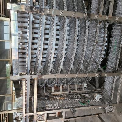 Cina Torre di raffreddamento a spirale in acciaio flessibile ad alta resistenza con cintura di trasporto in vendita