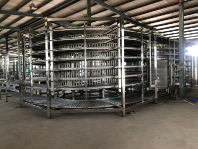 Cina Torre di raffreddamento automatico per trasporto a spirale per l'industria del pane in vendita