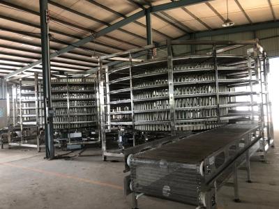 Cina Torre di raffreddamento automatico per trasporto a spirale per l'industria del pane in vendita