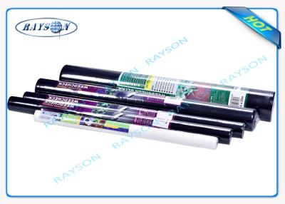 China Black Weedout Landscape Fabric Spunbond Non Woven With 10 Year Guarantee for sale