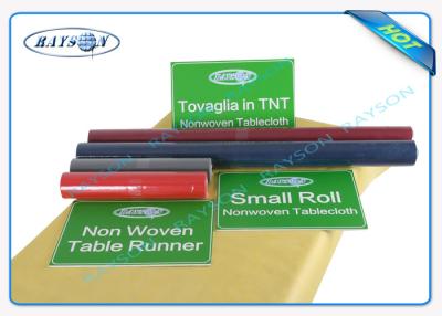 China Polypropylene Spunbond Nonwoven Fabric Tablecloth 10m 20m Length for sale