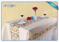 China Waterproof Disposable Polypropylene Non Woven Tablecloth with Different Printing Pattern for sale