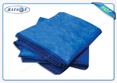 China Convenient Disposable Bed Sheet Nonwoven Bright Color Low Thickness 80cm 190cm for sale