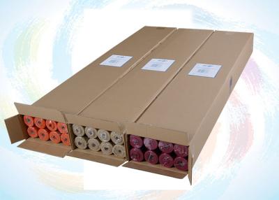 China Embossed Multi Colored Fabric Tablecloths PP TNT Disposable 100 - 320CM for sale