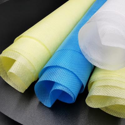 China 100% Blue Color Anti Static Disposable Sms Fabric Roll For Making Medical Gown for sale