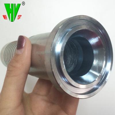China Hydraulic carbon steel flange fittings SAE threaded flange for sale